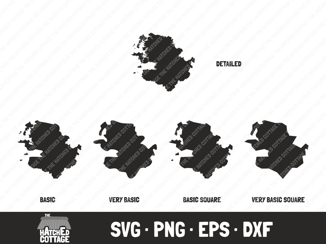 Mayo SVG, Irish County Map Cut File, Clip Art, Svg Png Eps Dxf - Etsy