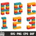 Block Letters SVG, Block Numbers SVG, Building Block Alphabet SVG, Cut ...