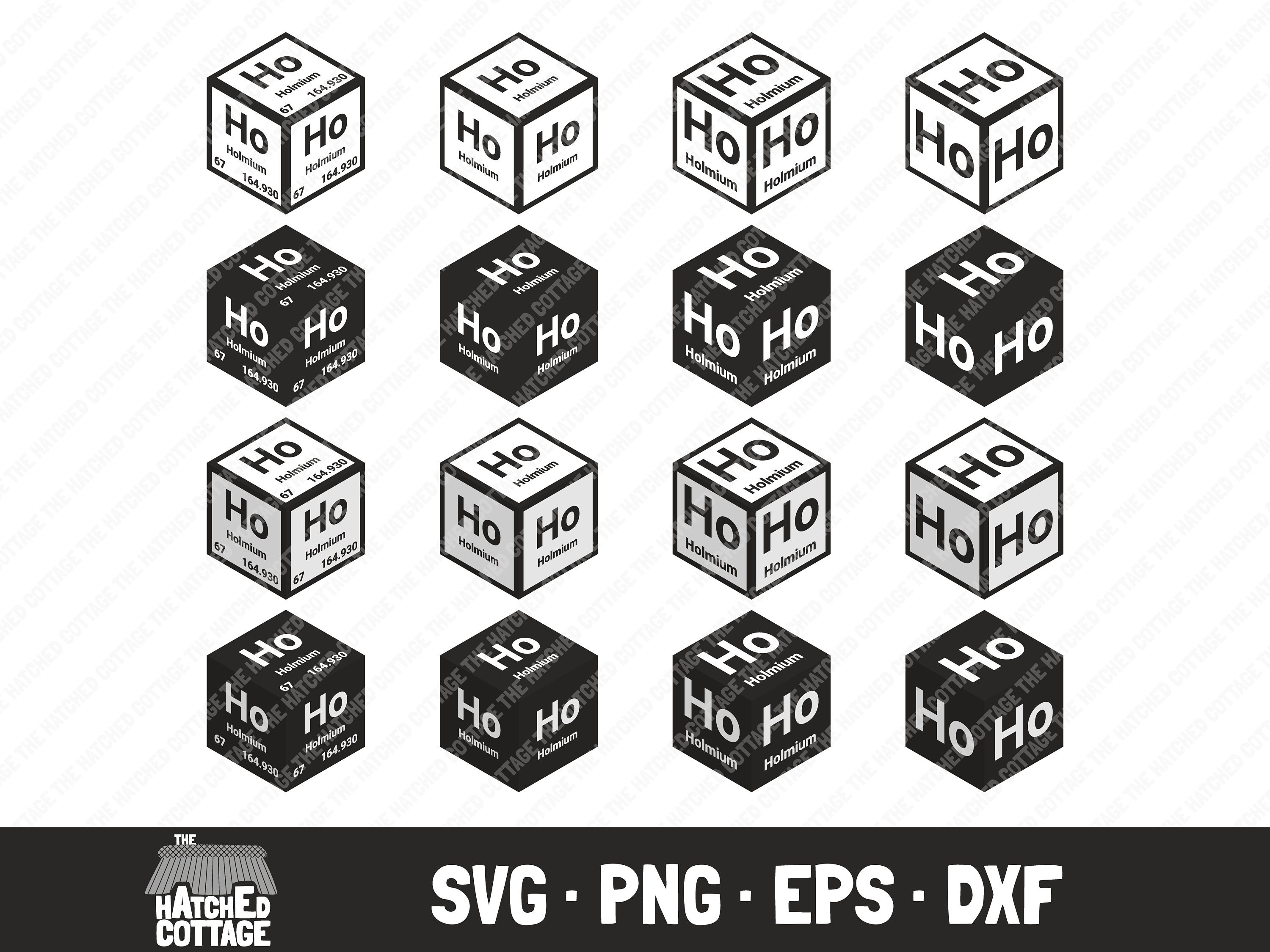 Ho Cubed SVG Ho Ho Ho SVG Ho3 Periodic Table Christmas SVG - Etsy UK