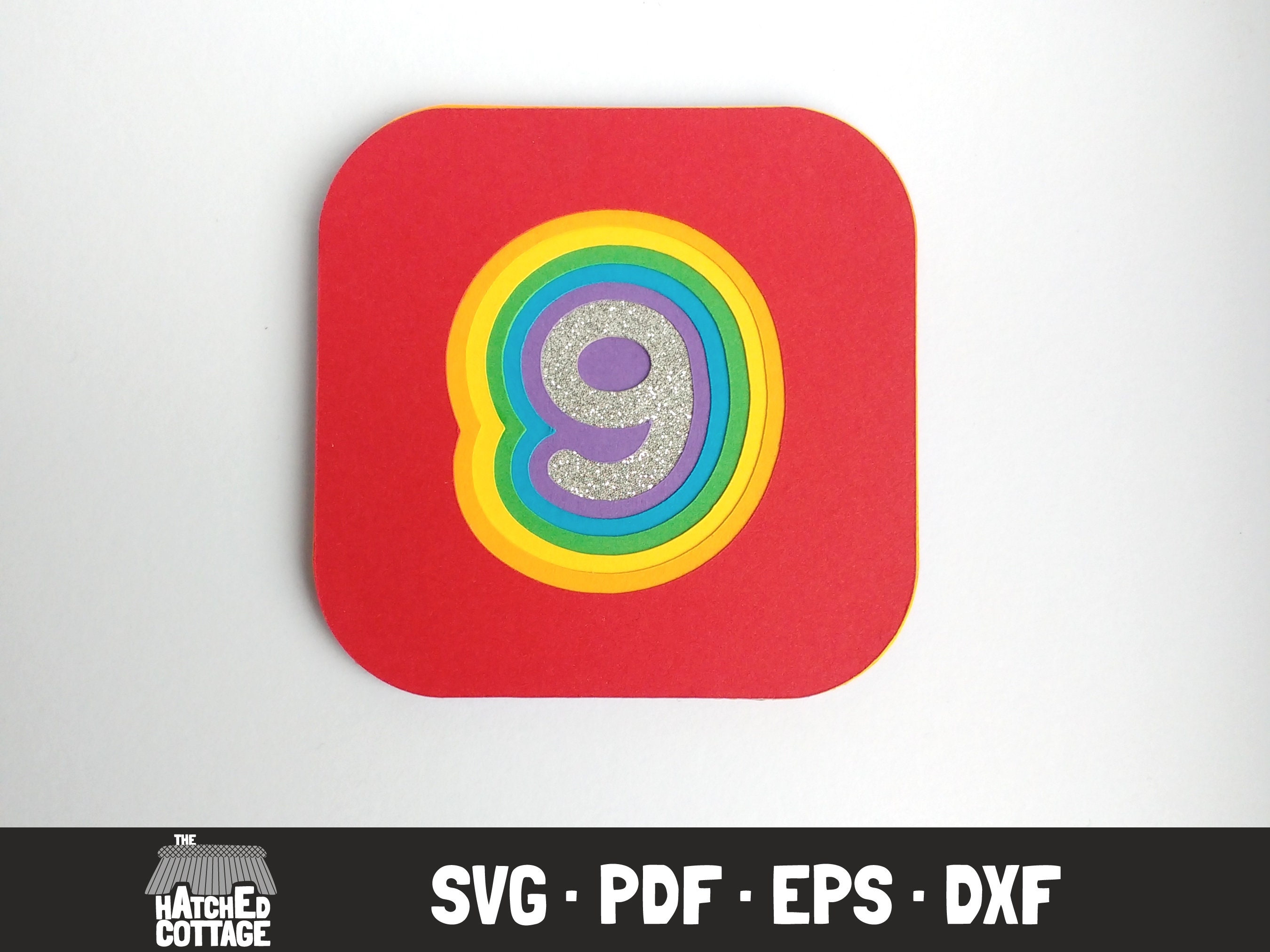 Layered Number Cards SVG Shadow Box Numbers SVG 0 to 100 - Etsy