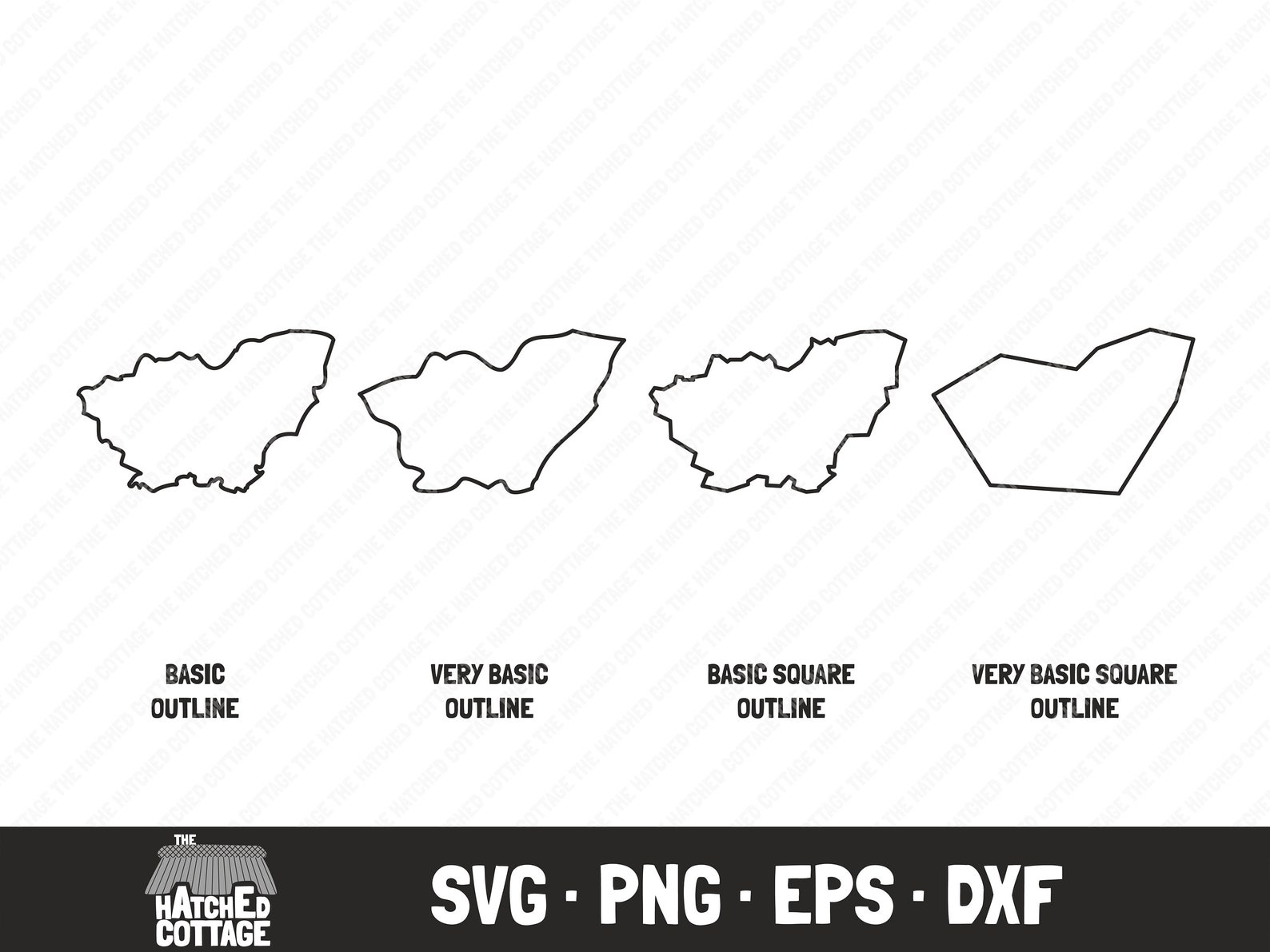 South Yorkshire SVG, County Map Cut File, Clip Art, Svg Png Eps Dxf - Etsy