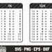 Times Tables SVG, Multiplication Cut Files, Maths Clip Art, Png, Eps ...