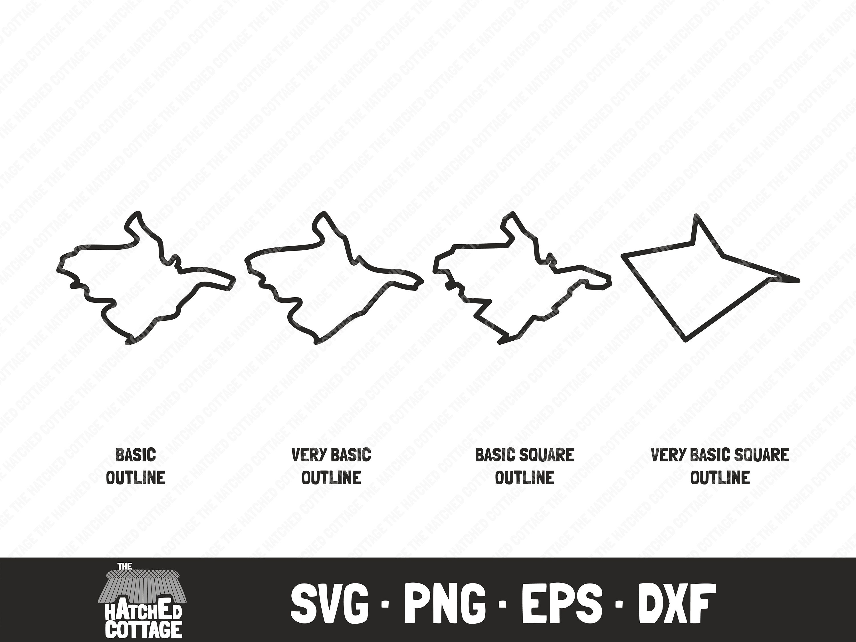 Falkirk SVG, Scottish Council Area, County Map Cut File, Clip Art, Svg ...