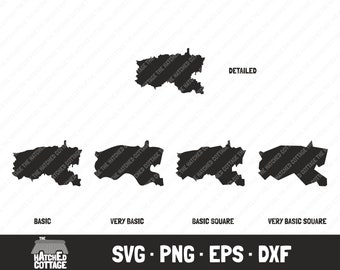 Durham SVG County Map Cut File Clip Art Svg Png Eps Dxf - Etsy