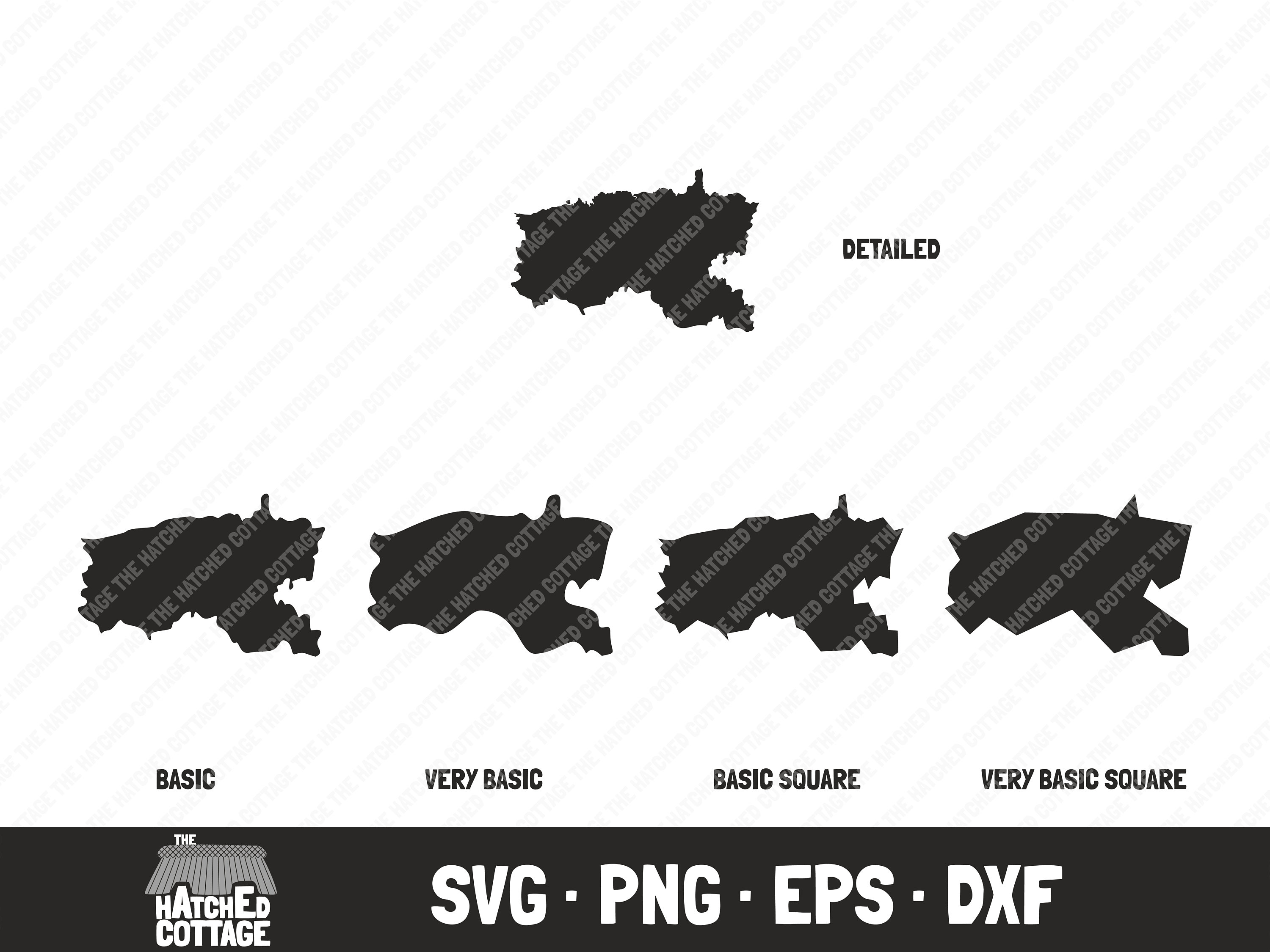 Limerick SVG, Irish County Map Cut File, Clip Art, Svg Png Eps Dxf ...