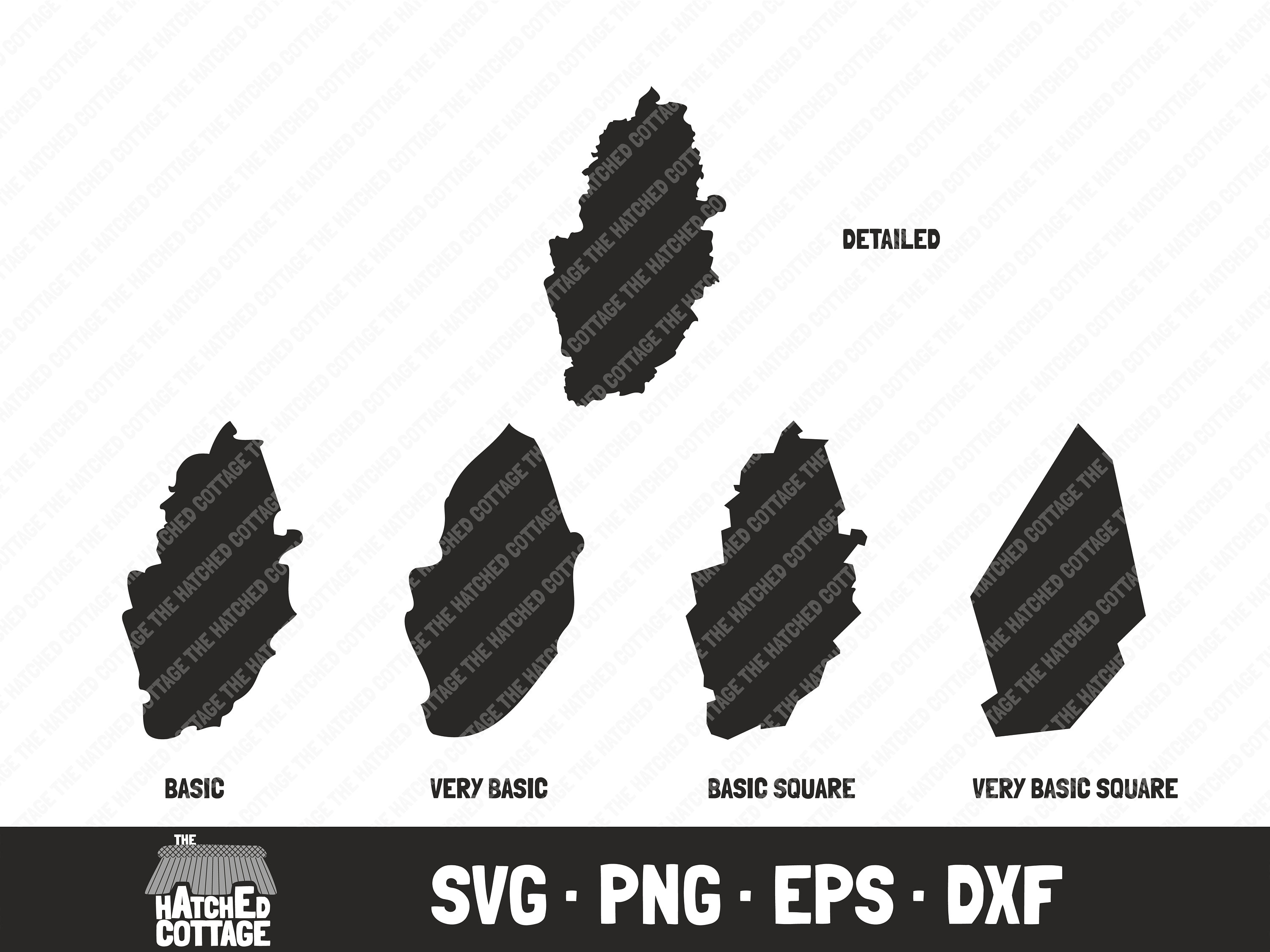 Nottinghamshire SVG, County Map Cut File, Clip Art, Svg Png Eps Dxf ...