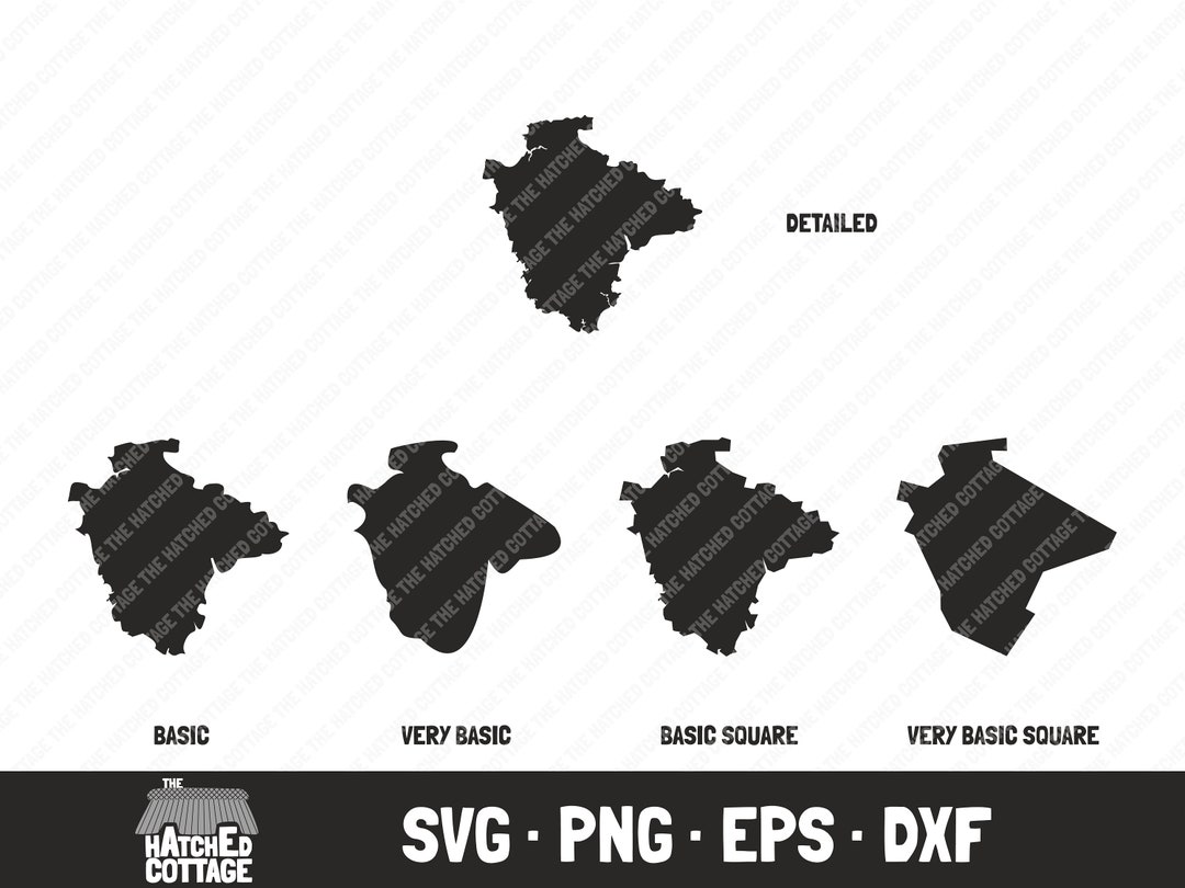 Devon SVG, County Map Cut File, Clip Art, Svg Png Eps Dxf - Etsy