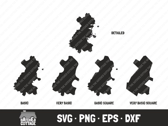 Dublin SVG Irish County Map Cut File Clip Art Svg Png Eps - Etsy Israel