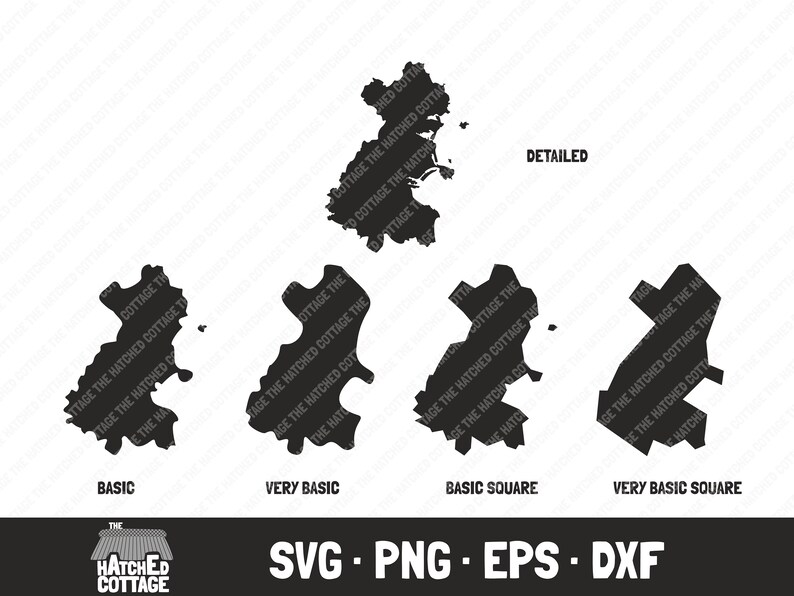 Dublin SVG, Irish County Map Cut File, Clip Art, Svg Png Eps Dxf - Etsy