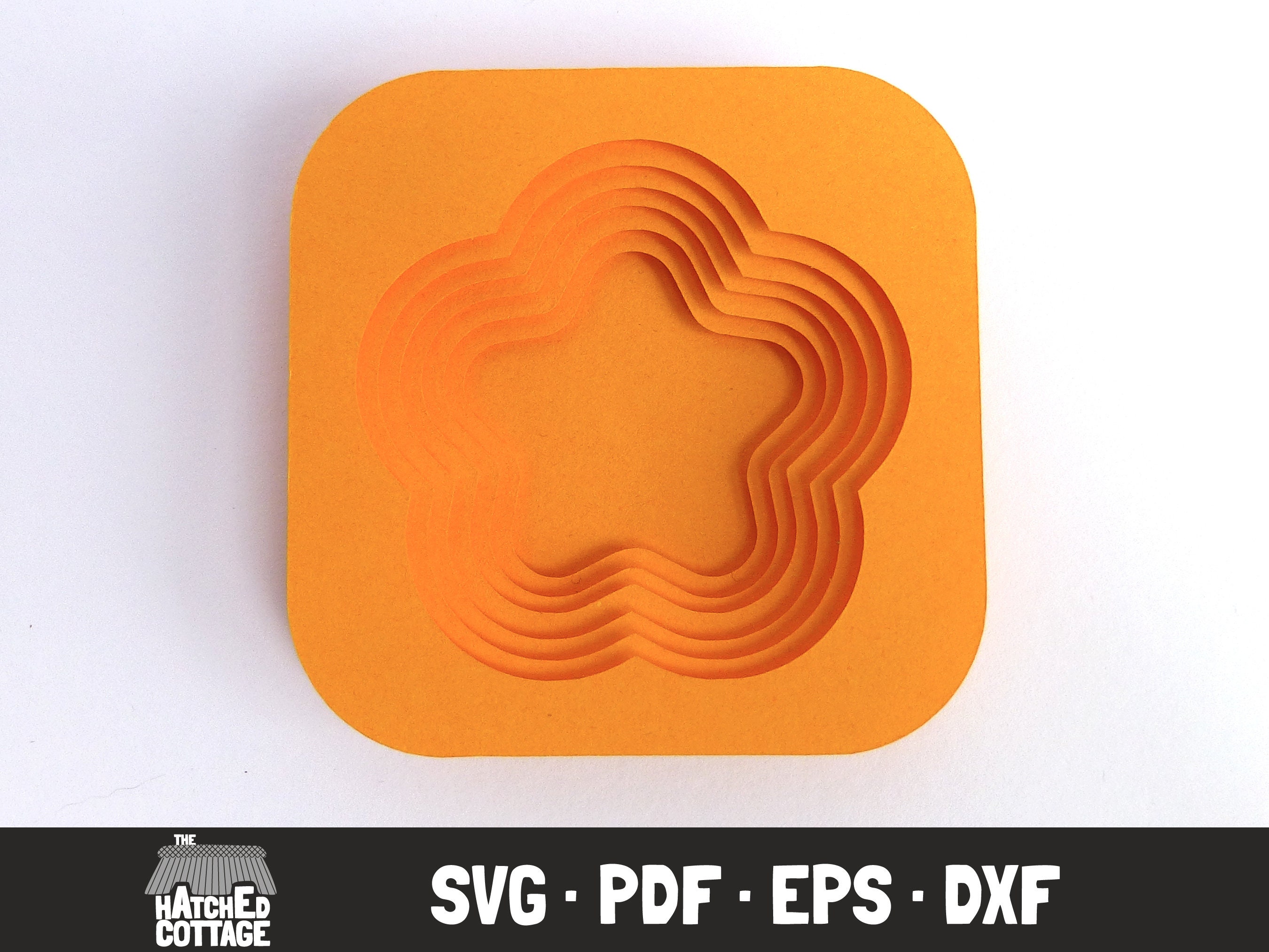 Layered Star Cards SVG Star Shadow Box SVG Layered Stars - Etsy