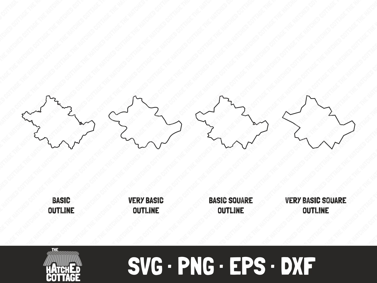 Tyrone SVG Irish County Map Cut File Clip Art Svg Png Eps - Etsy