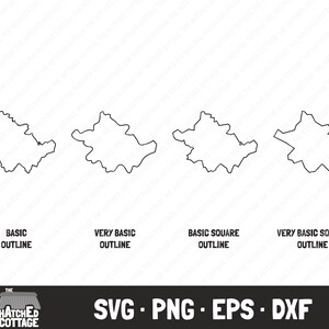 Tyrone SVG, Irish County Map Cut File, Clip Art, Svg Png Eps Dxf - Etsy