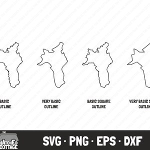 Roscommon SVG, Irish County Map Cut File, Clip Art, Svg Png Eps Dxf - Etsy