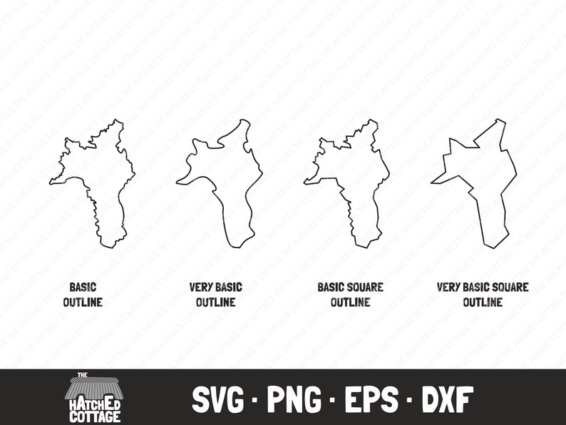 Roscommon SVG, Irish County Map Cut File, Clip Art, Svg Png Eps Dxf - Etsy