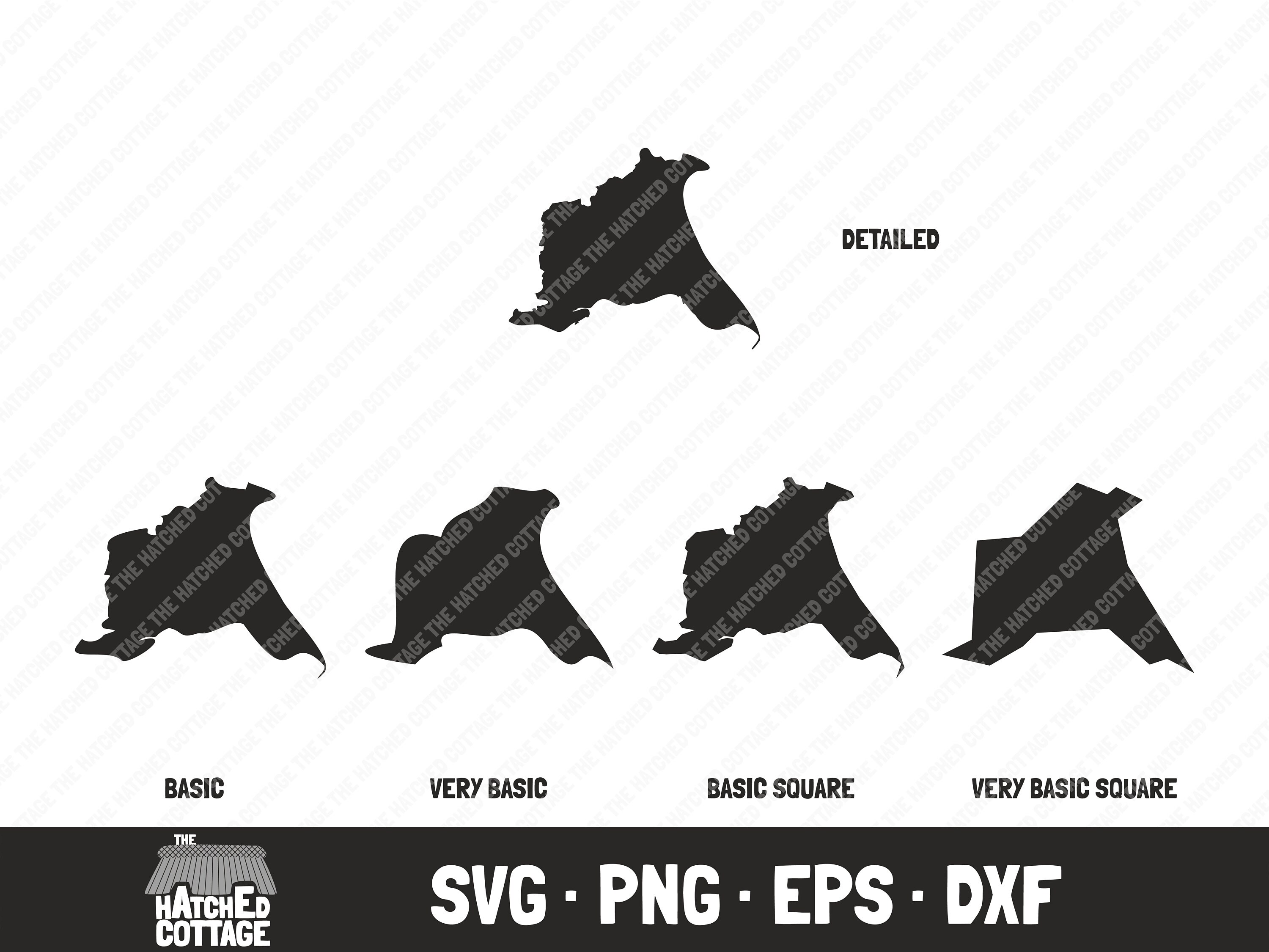 East Riding of Yorkshire SVG, County Map Cut File, Clip Art, Svg Png ...