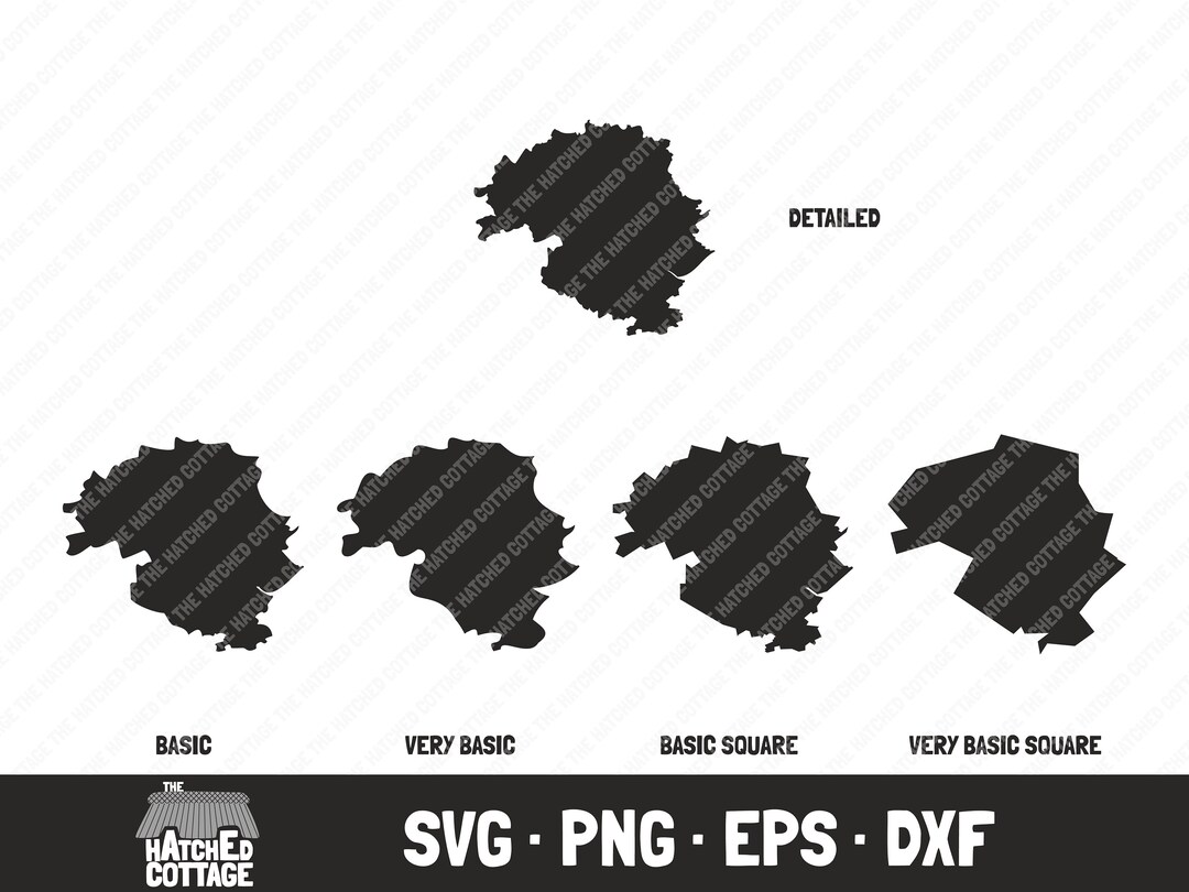 Perth and Kinross SVG, Scottish Council Area, County Map Cut File, Clip ...