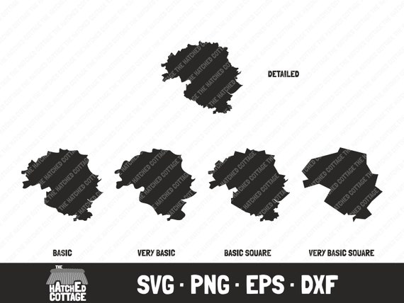 Perth and Kinross SVG Scottish Council Area County Map Cut | Etsy