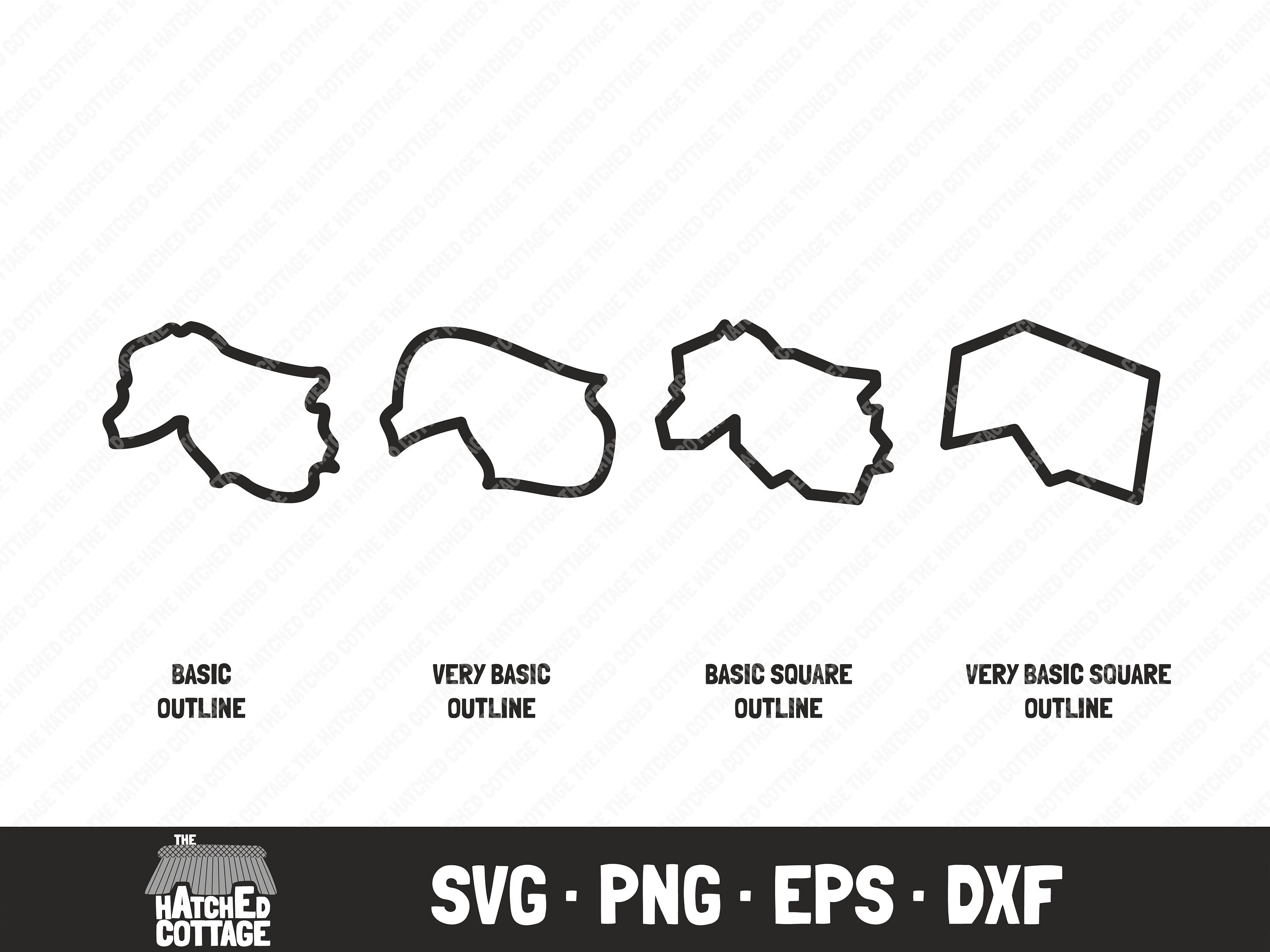 Inverclyde SVG, Scottish Council Area, County Map Cut File, imágenes ...