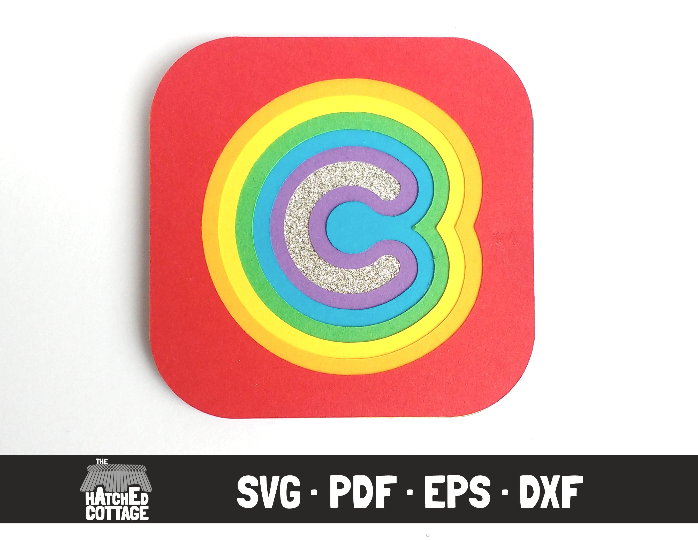 Layered Alphabet Cards SVG Shadow Box Letters SVG A to Z - Etsy