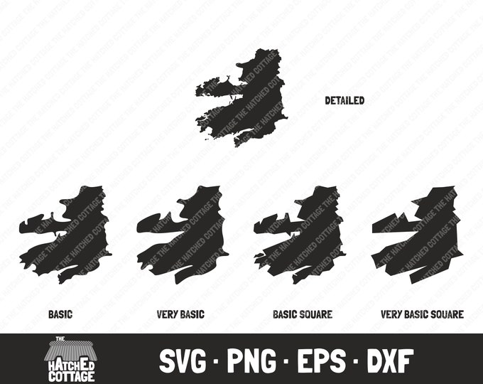Tyrone SVG, Irish County Map Cut File, Clip Art, Svg Png Eps Dxf - Etsy ...
