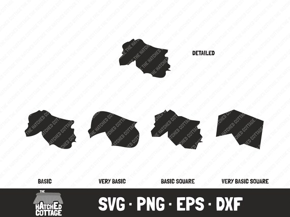 Inverclyde SVG Scottish Council Area County Map Cut File - Etsy México
