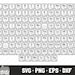 Periodic Table of Elements SVG, 118 Individual Chemistry Elements Clip ...