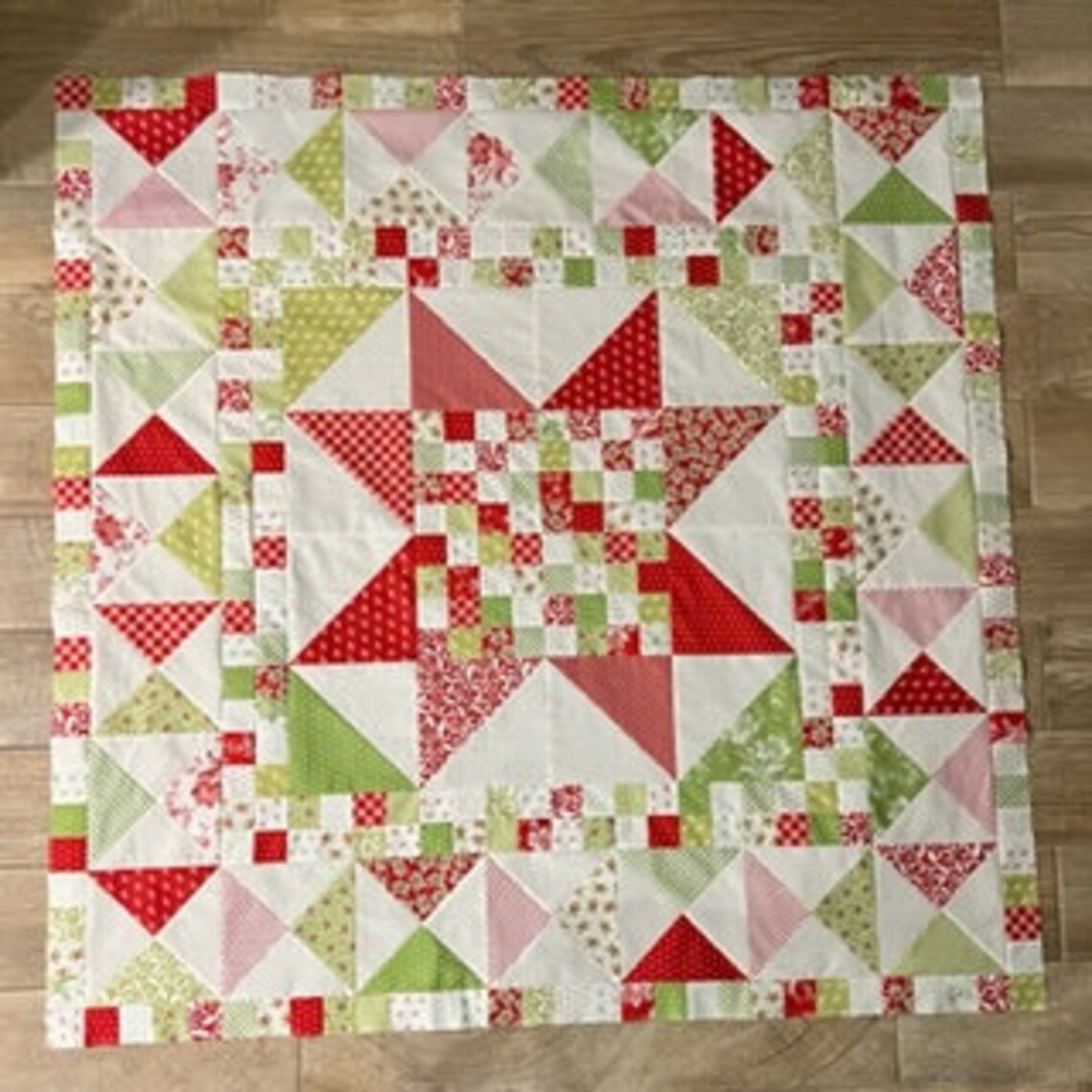 Scrappy Star Quilt Pattern ~ PDF ~ Layer Cake Friendly ~ 60"x60 ...