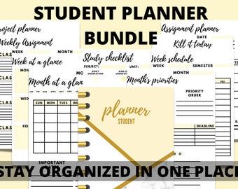 High School Planner - Etsy