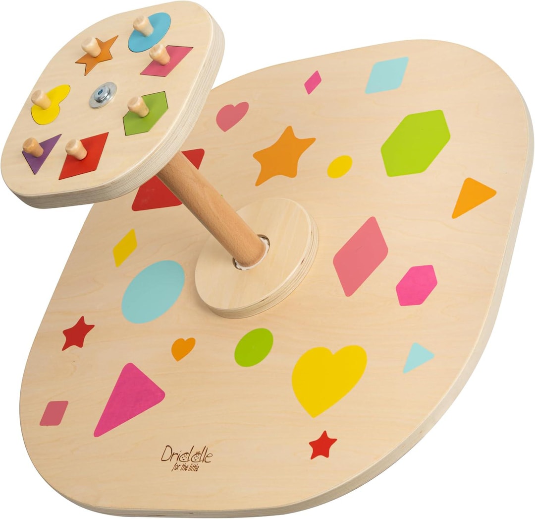 Wooden Sit and Spin - Extra Large - Magnetic Shape Puzzle - Classic ...