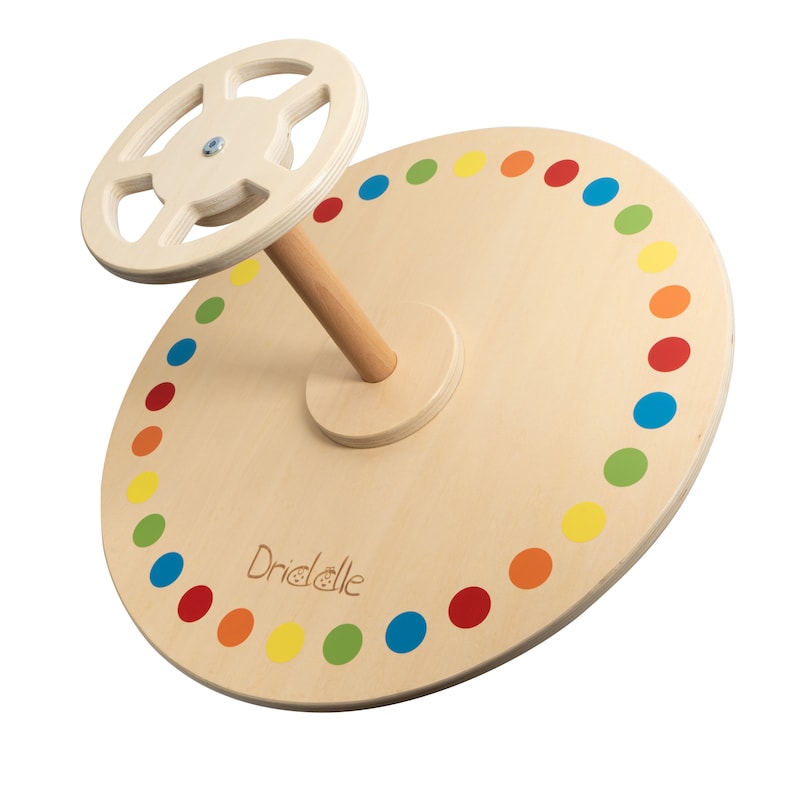 Wooden Sit and Spin - Bigger Size - Classic Spinning Activity Toy for ...