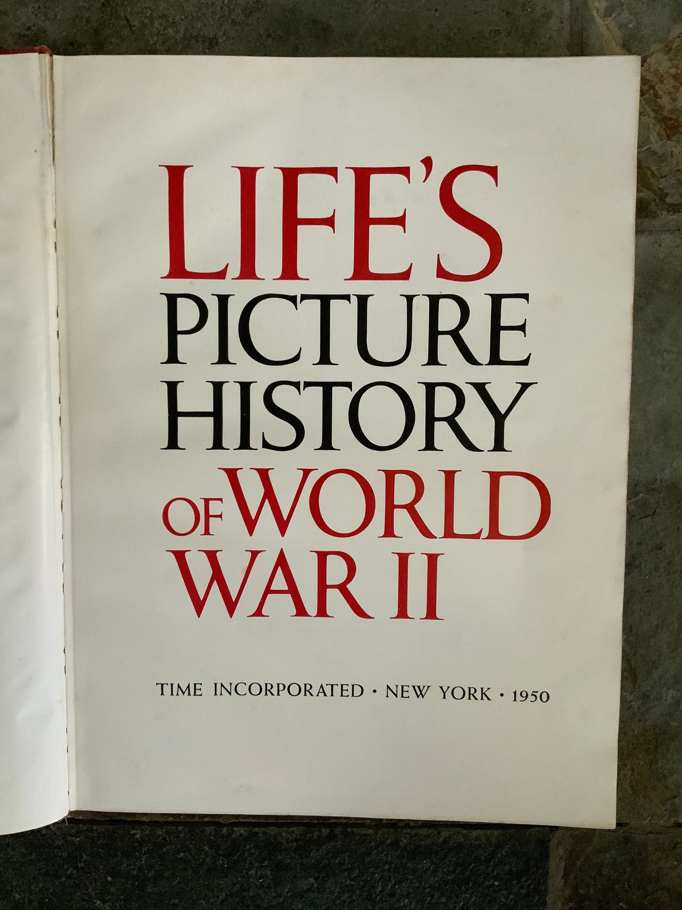 Life's Picture History of World War II World War II History Book Times ...
