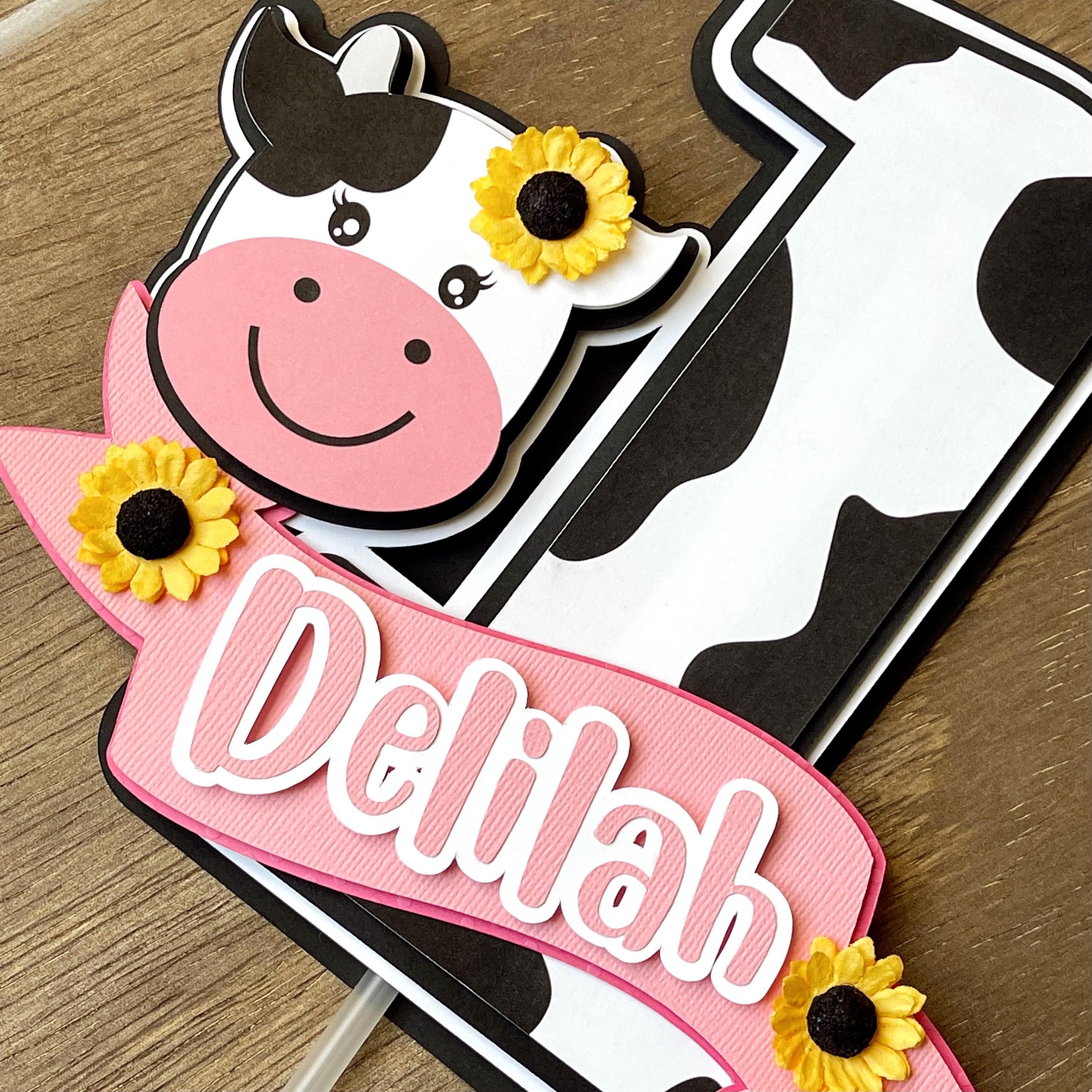 Cow Cake Topper Vaca Lola Cake Topper Cowboy Cake Topper - Etsy Singapore