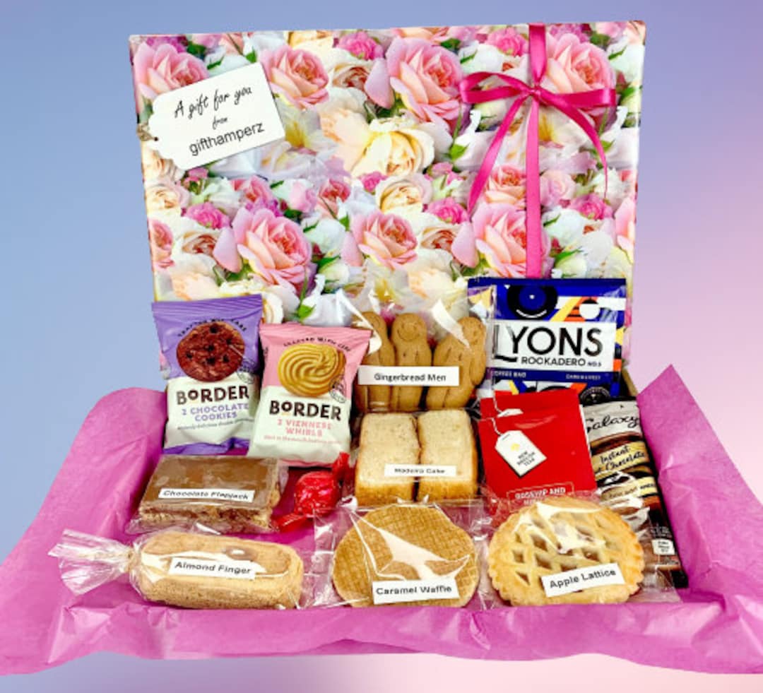 Pink Themed Deluxe Afternoon Tea Gift Hamper - a Fabulous Selection of ...