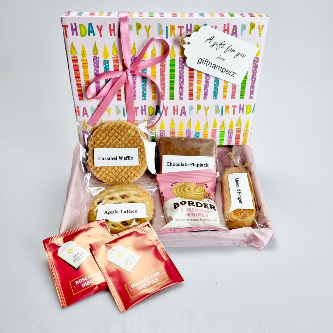 Afternoon Tea Food Hamper Box Fabulous Treat Pastries - Etsy Ireland