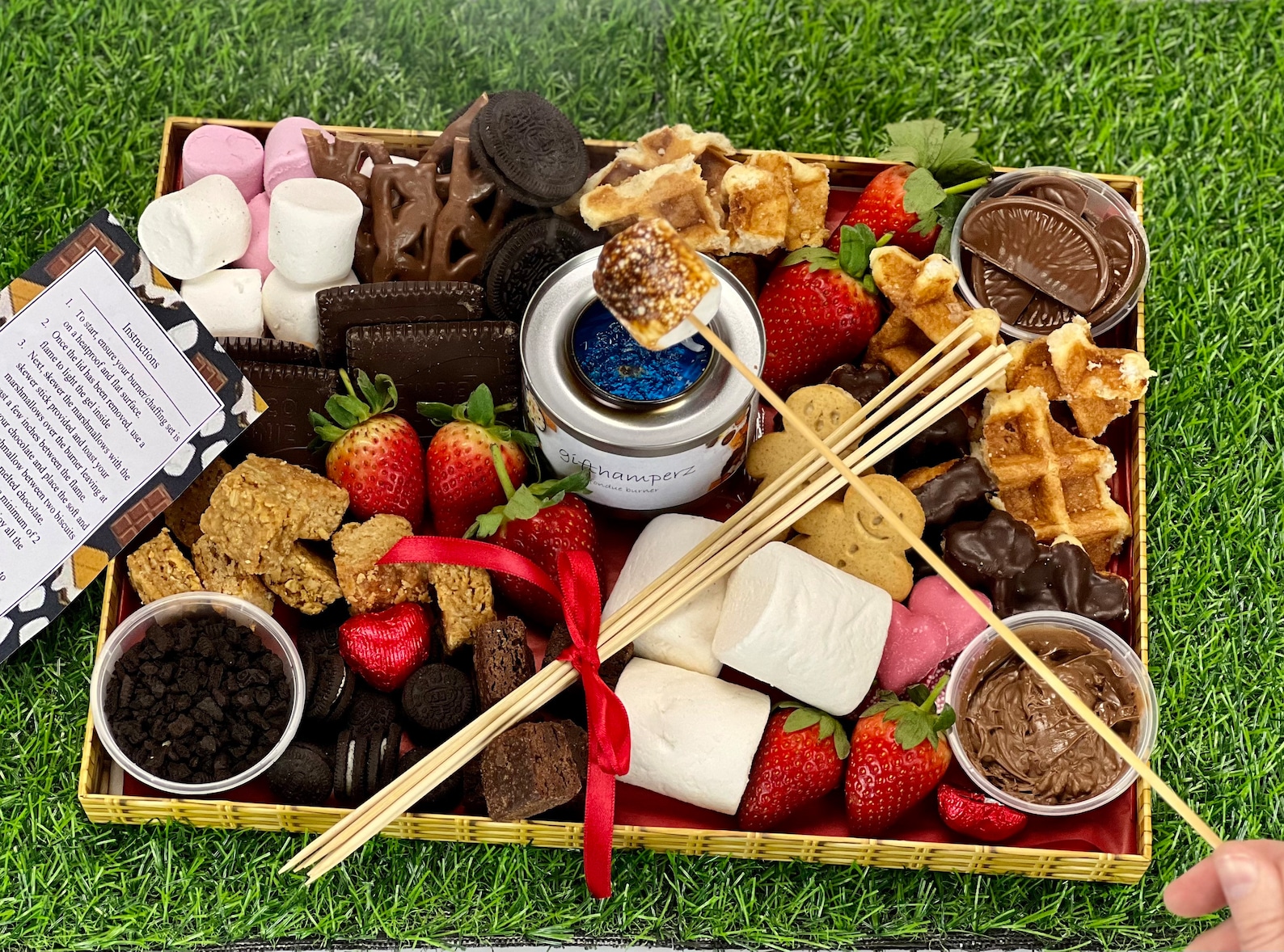 Lotus Biscoff S'mores Fondue Kit Hamper | Date Night Gift Box - Etsy UK