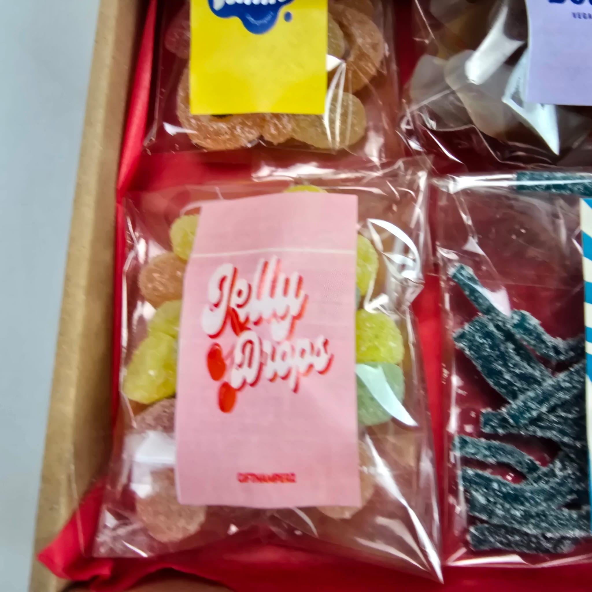 Vegan Sweet Mix Gift Box Hamper: Letterbox Treats, Personalised Message ...
