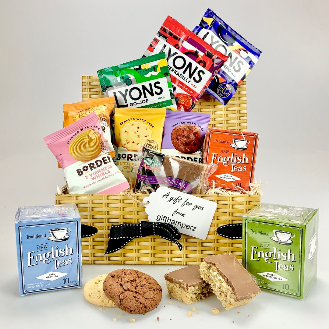Afternoon Tea Gift Hamper | Cookies, Biscuits, Coffee, Tea Selection ...