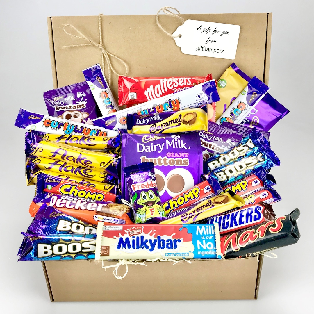 Large Chocolate Sweet Food Gift Box Hamper a Huge Selection Get Well ...