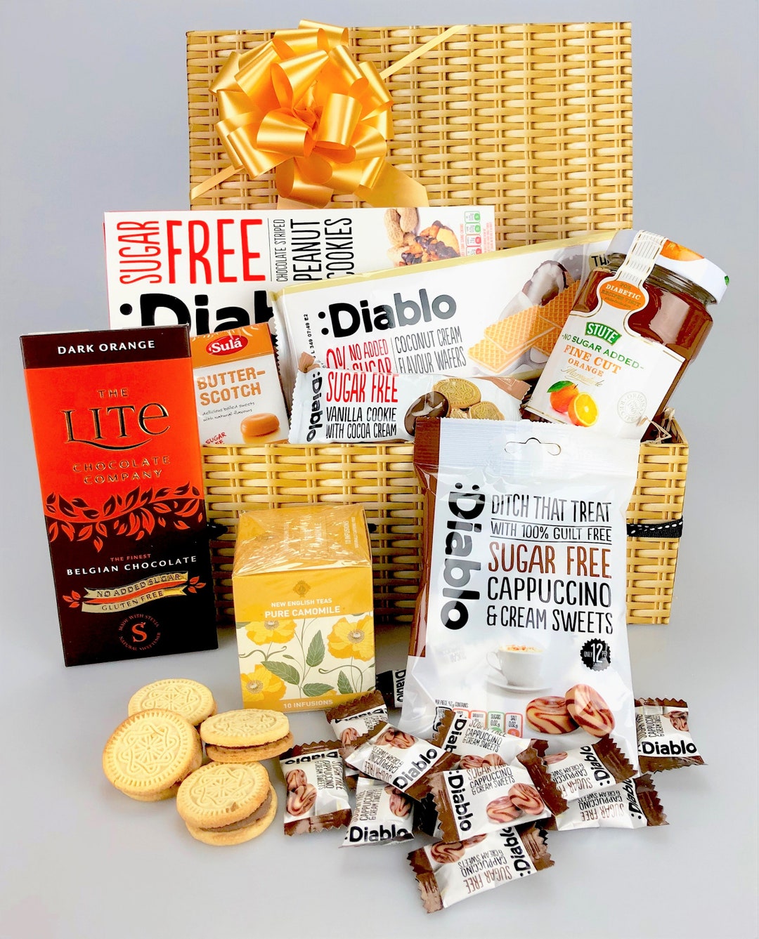 No Added Sugar Deluxe Gift Hamper Box, A Fabulous Treat - Suitable for ...