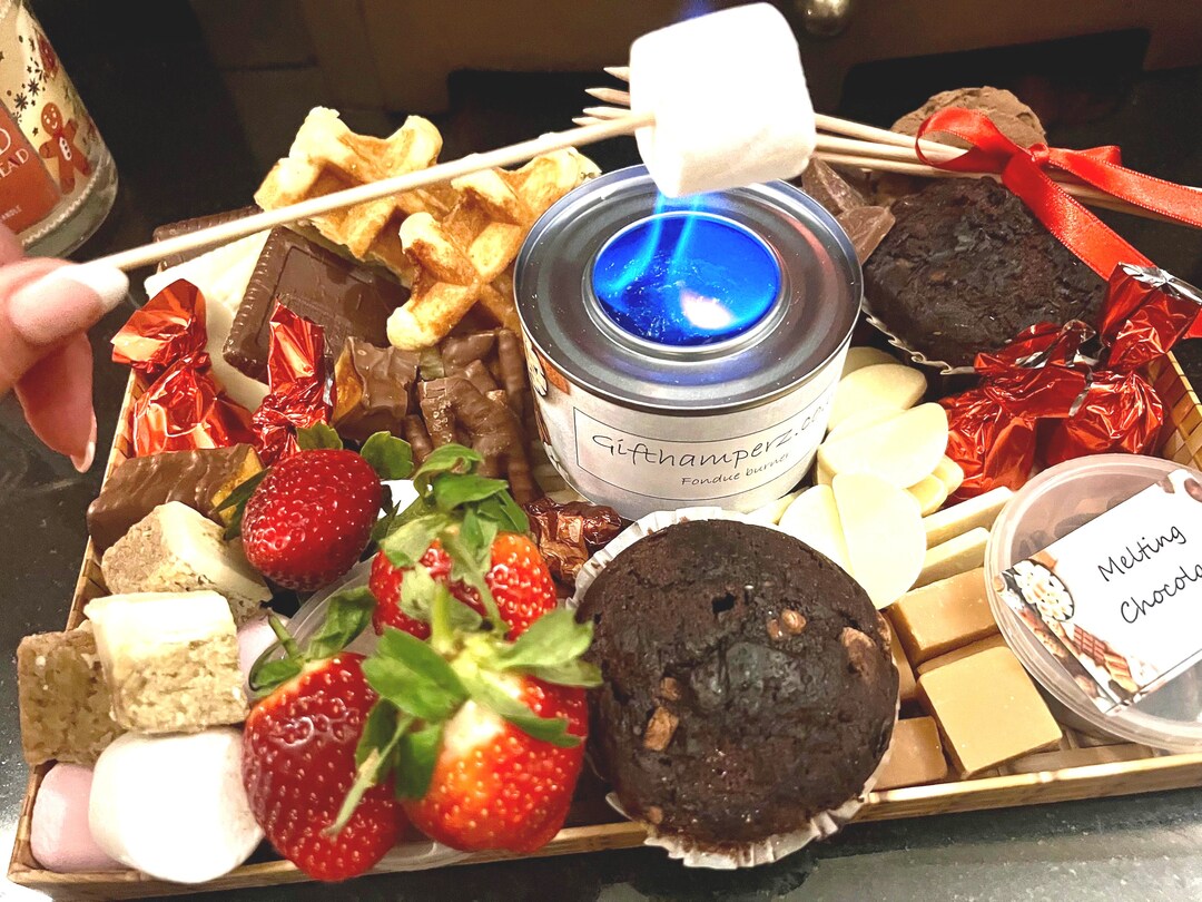 Chocolate Fondue Kit | Smores, Marshmallows, Waffles Mothers Day Mum ...