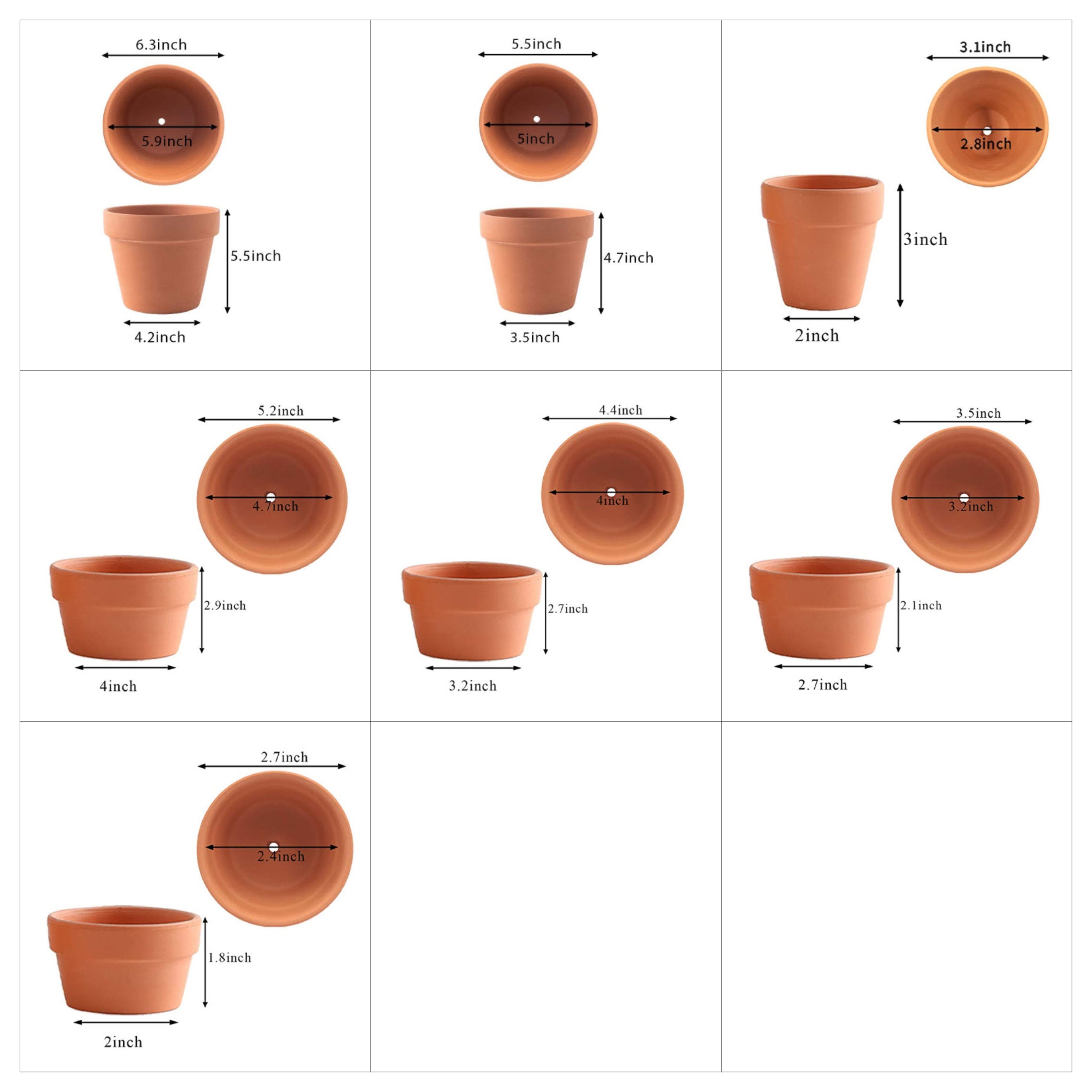 Leaf And Stem Terra Cotta Pot Various Sizes And Colors Etsy leaf-and-stem-terra-cotta-pot-various-sizes-and-colors-etsy