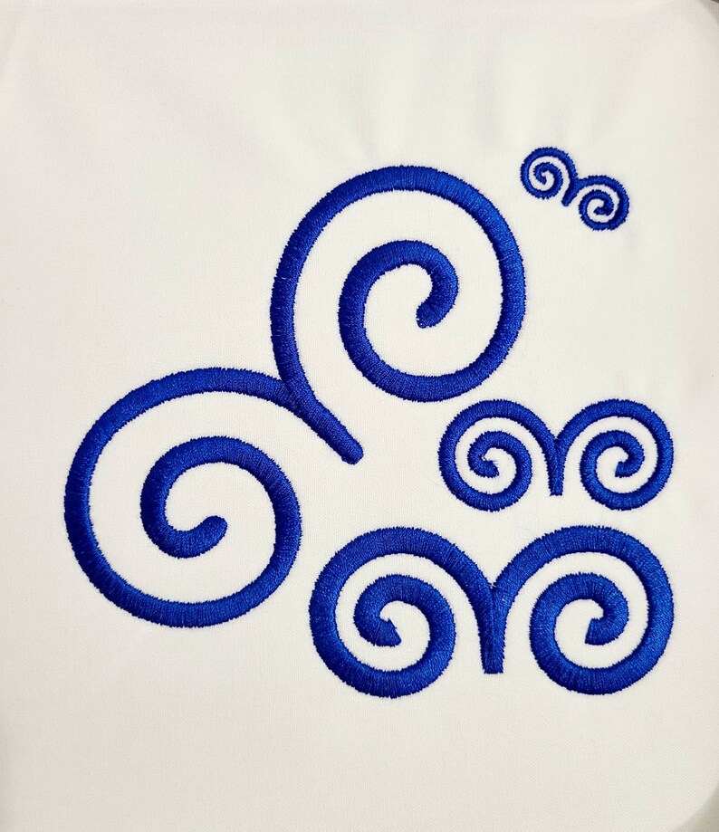 Hmong Machine Embroidery Motif Design Snail 4 Sizes - Etsy