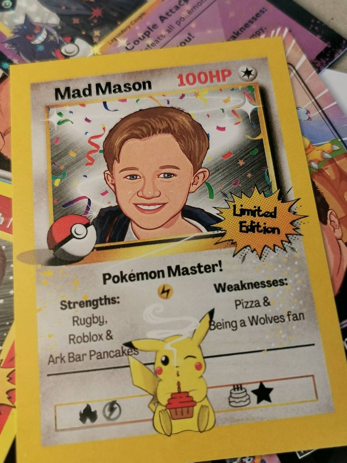 Custom Pokemon Card Pokemon Yourself Create Your Own Card - Etsy