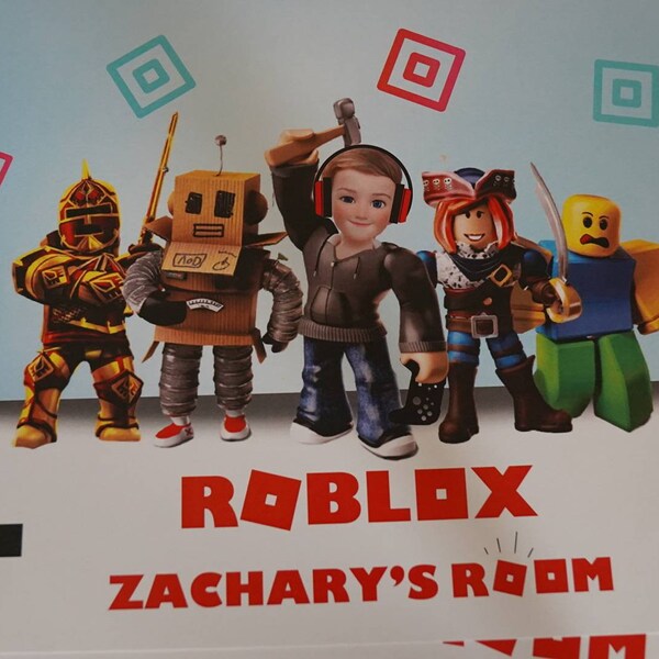 Roblox Character Print - Etsy