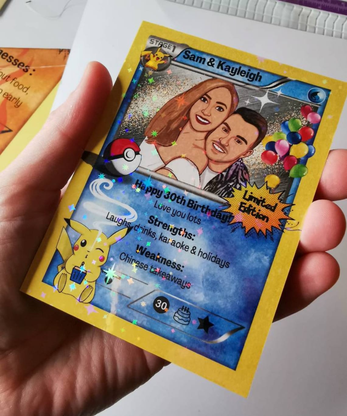 Custom Pokemon Card Pokemon Yourself Create Your Own Card - Etsy
