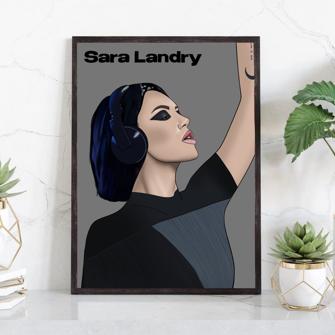 Sara Landry Dj Poster - Etsy