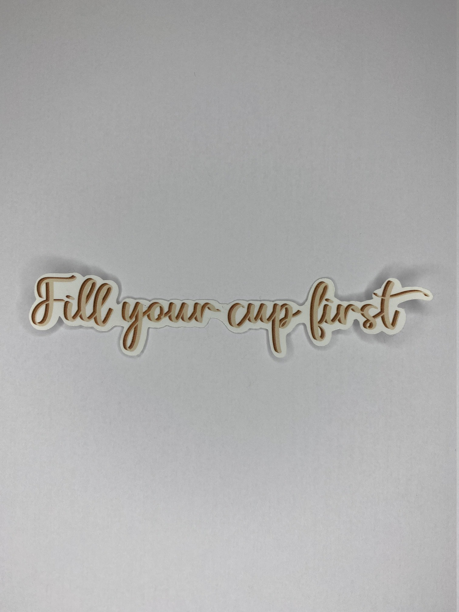 Fill Your Cup First Sticker Coffee Sticker - Etsy Israel