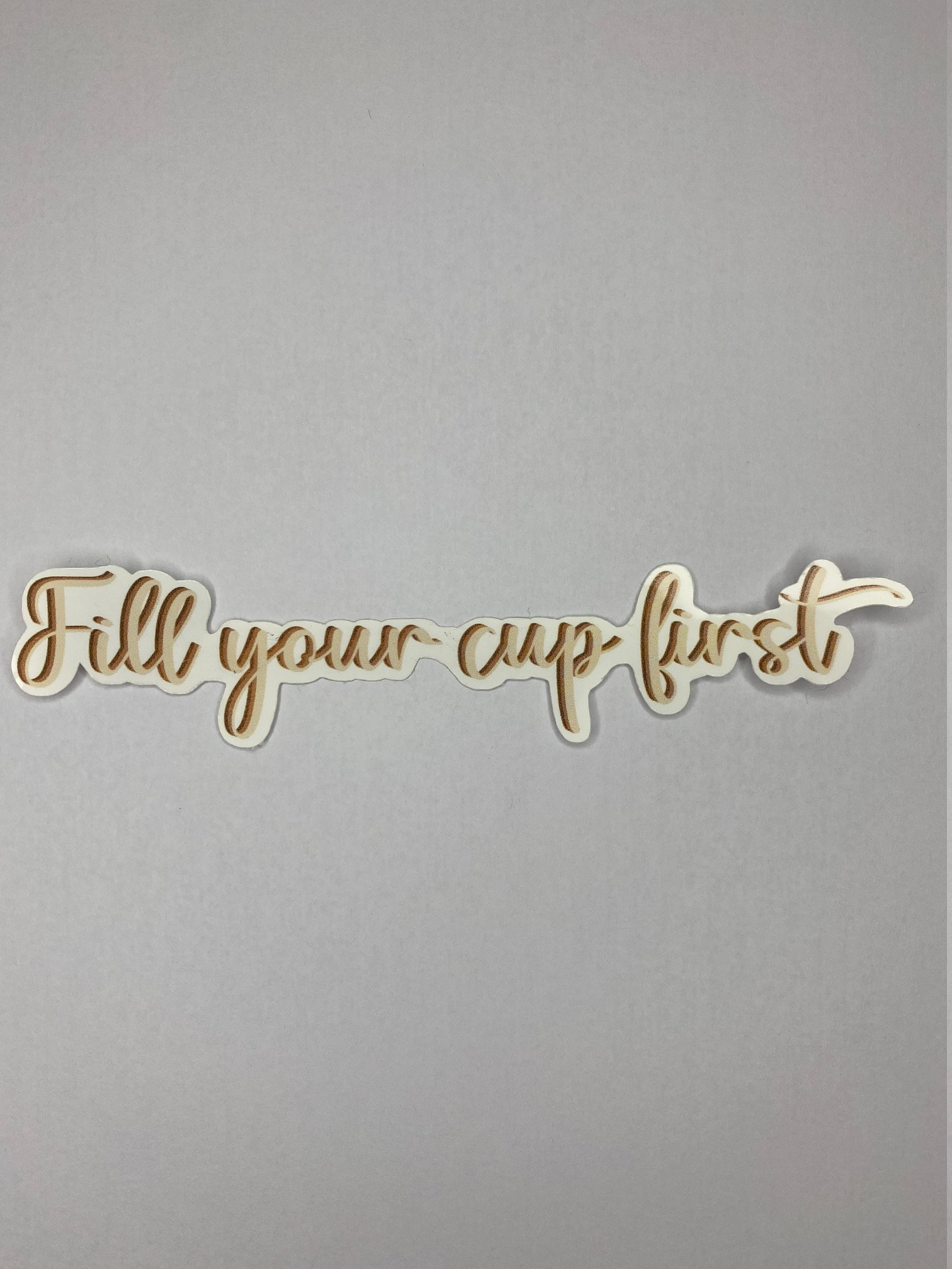 Fill Your Cup First Sticker Coffee Sticker - Etsy Israel