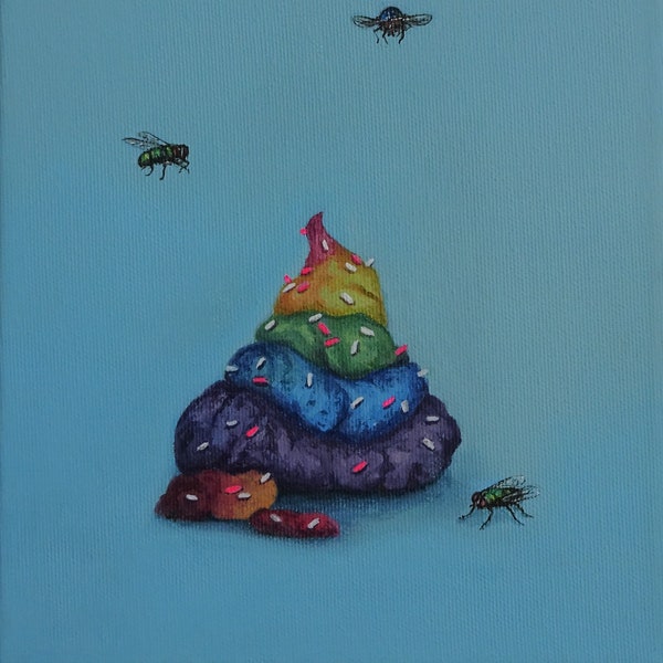 Poop Painting - Etsy