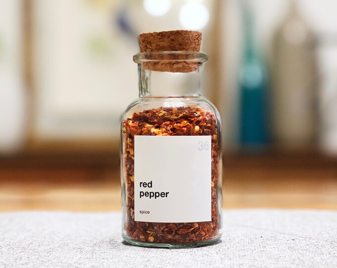 Modern Spice Labels Custom Spice Labels Water Resistant - Etsy